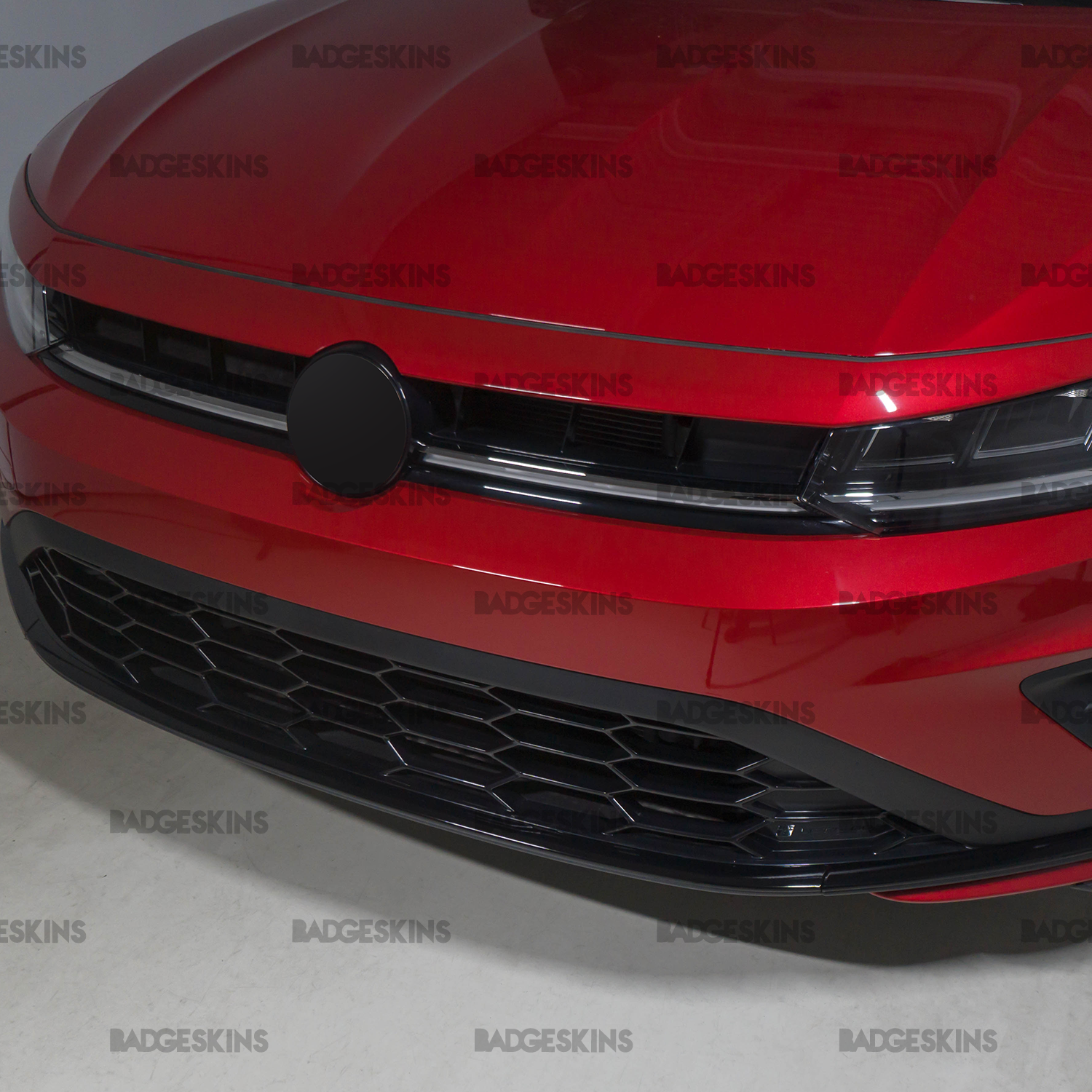 VW - MK8 - Jetta - GLI - Front Bumper Red Stripe Delete – Badgeskins