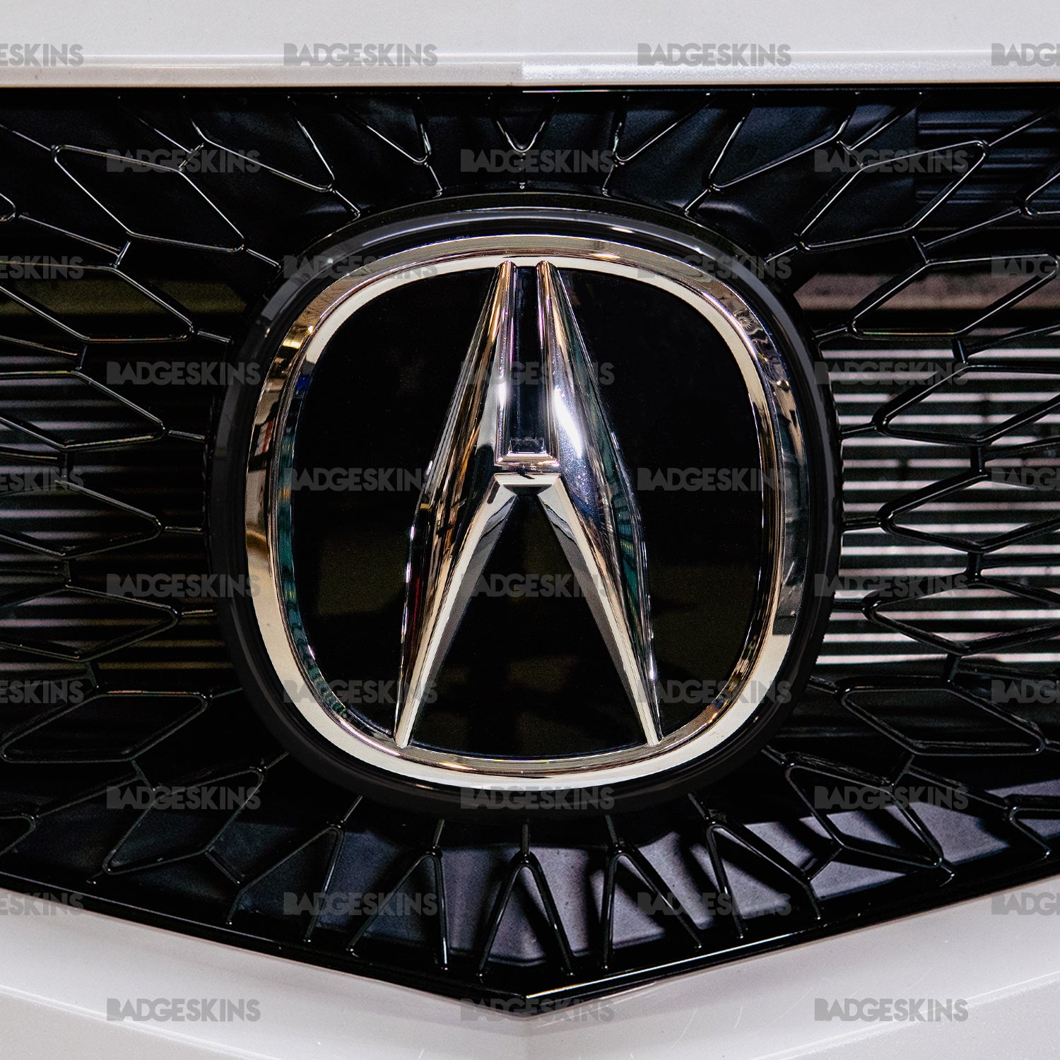 Acura - DE - Integra - Front Acura Emblem Overlay – Badgeskins