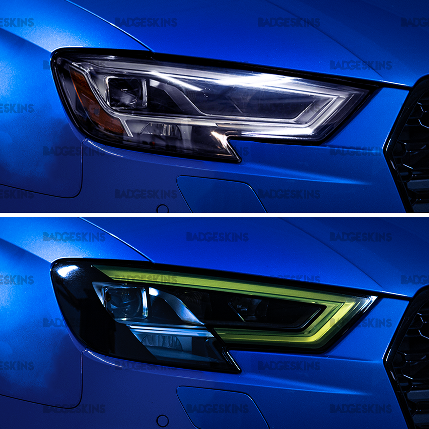 Audi - 8.5V - A3/S3/RS3 - Headlight DRL Kit V2 – Badgeskins