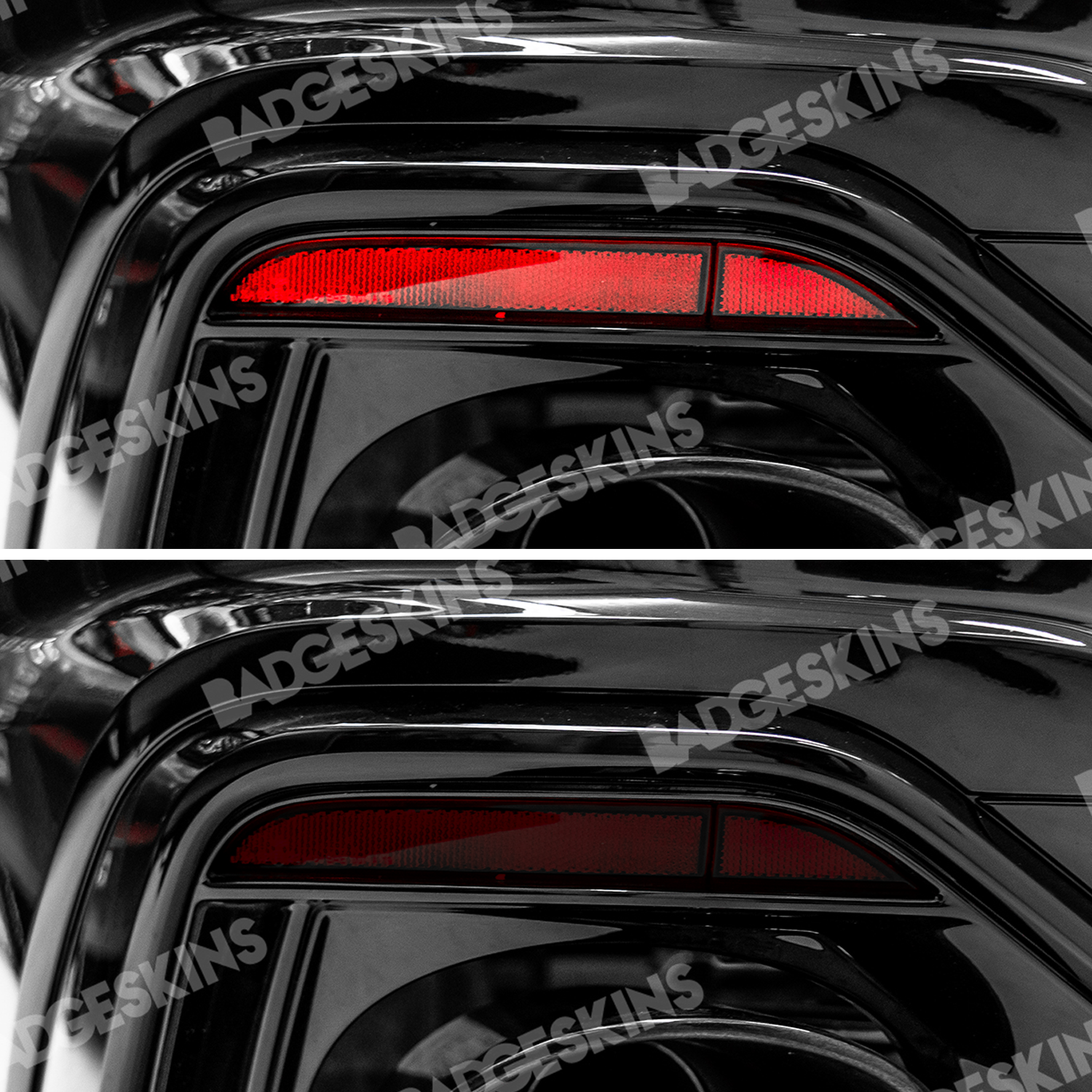 Audi - B9.5 - RS5 - Rear Bumper Reflector Tint (2022+) – Badgeskins