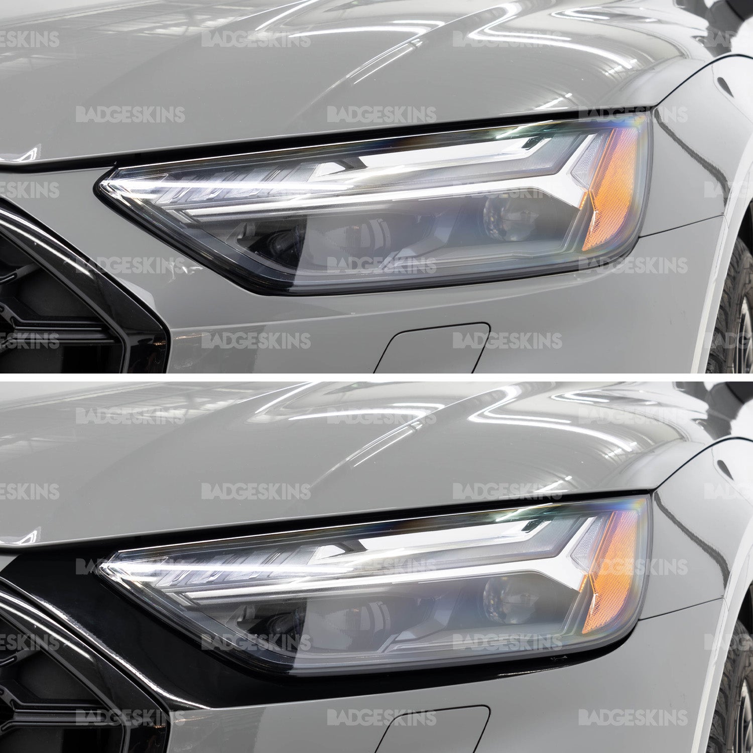 Audi - B9.5 - SQ5 - Headlight Shadow – Badgeskins