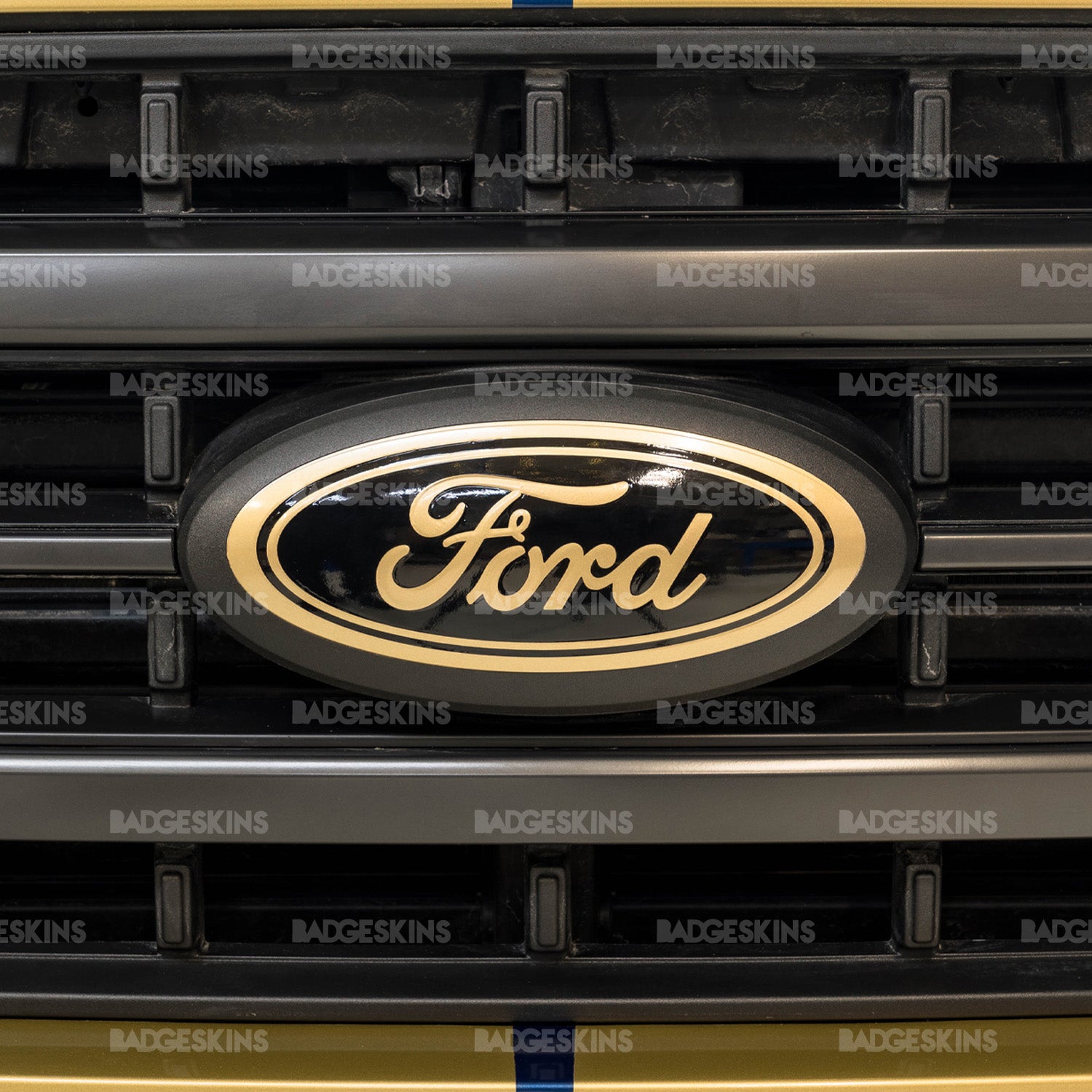 Ford - 14th Gen - F150 - Front Ford Emblem Overlay – Badgeskins