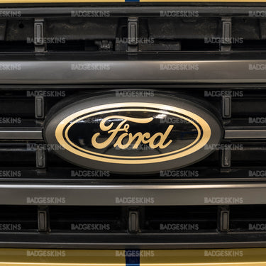 Ford - 14th Gen - F150 - Front Ford Emblem Overlay – Badgeskins