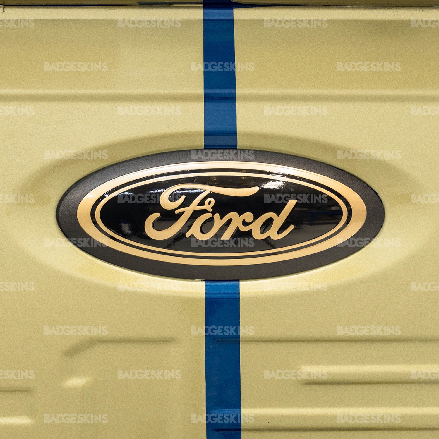 Ford - 14th Gen - F150 - Rear Ford Emblem Overlay – Badgeskins