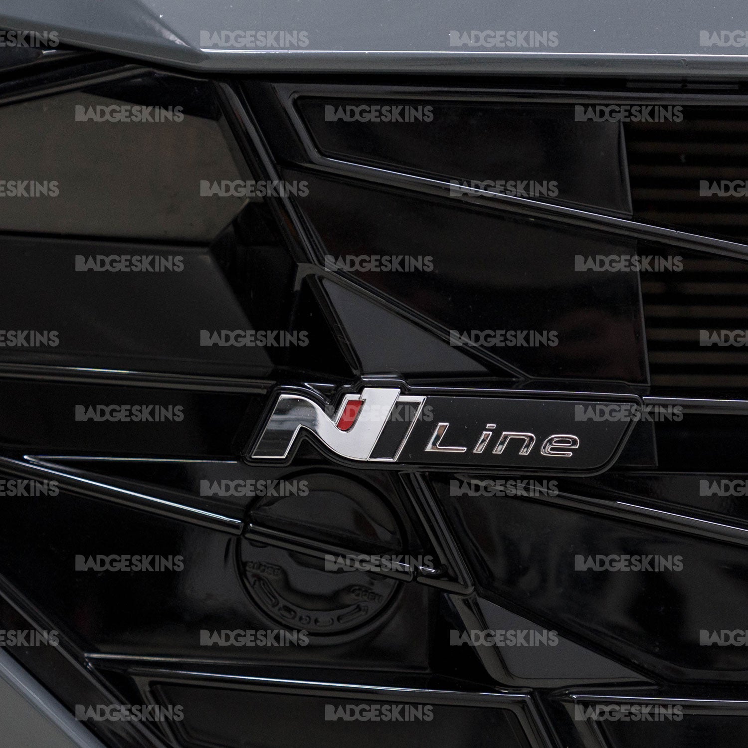 Hyundai - 7th Gen - Elantra N-Line - Front Grille "N" Badge Overlay ...