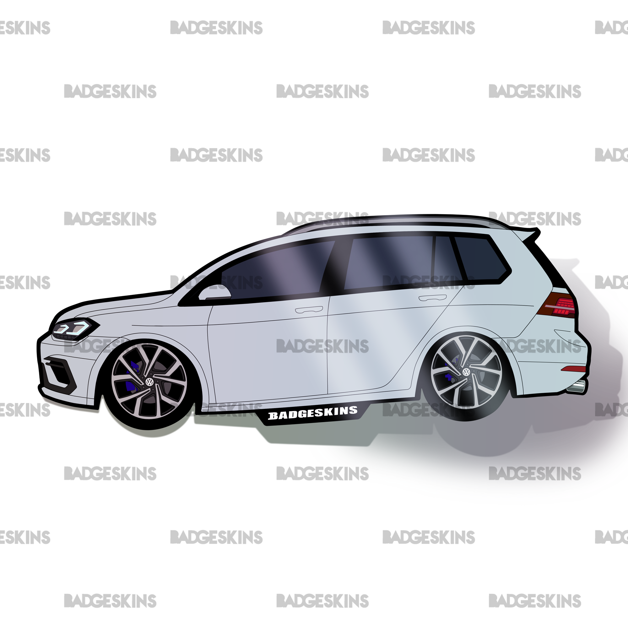 BS Car Stickers - MK7.5 Golf Wagon – Badgeskins