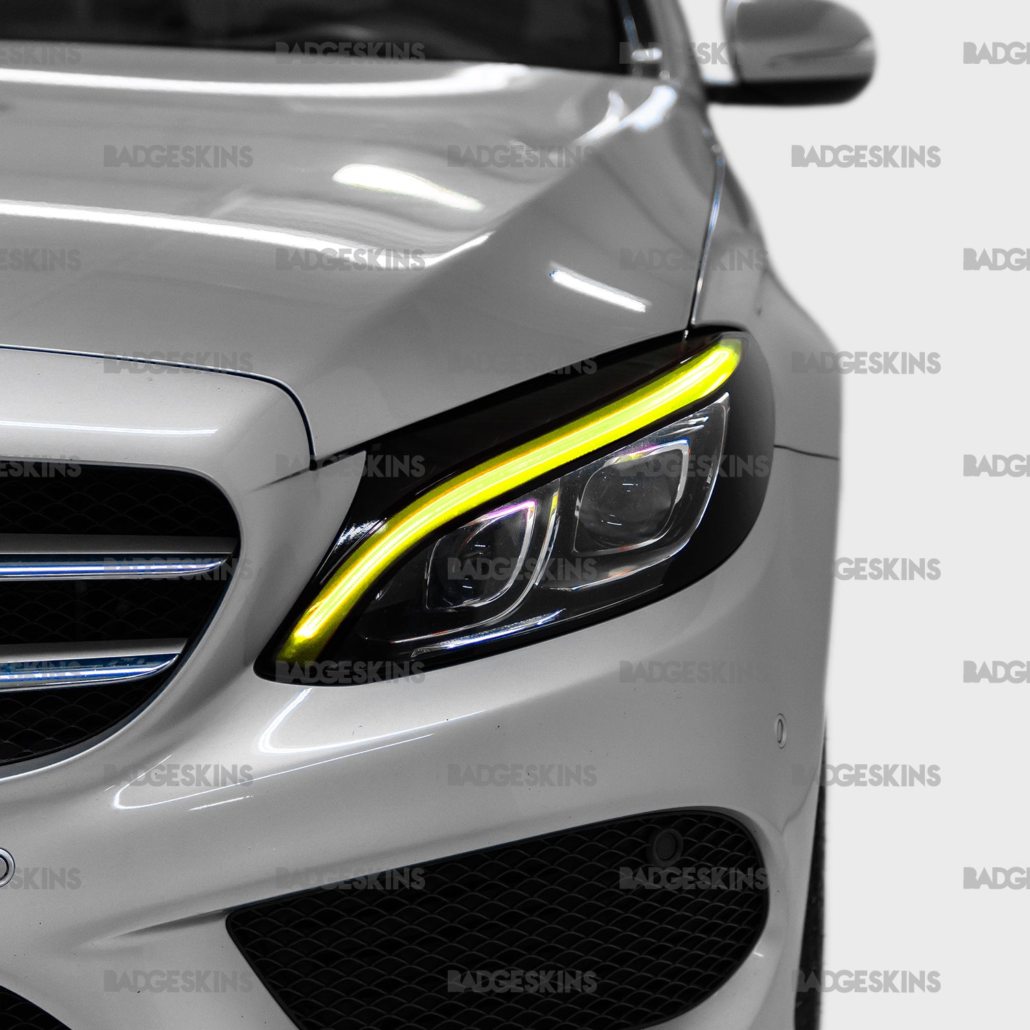 Mercedes-Benz - C300 - Headlight DRL Kit (2015 - 2018) – Badgeskins