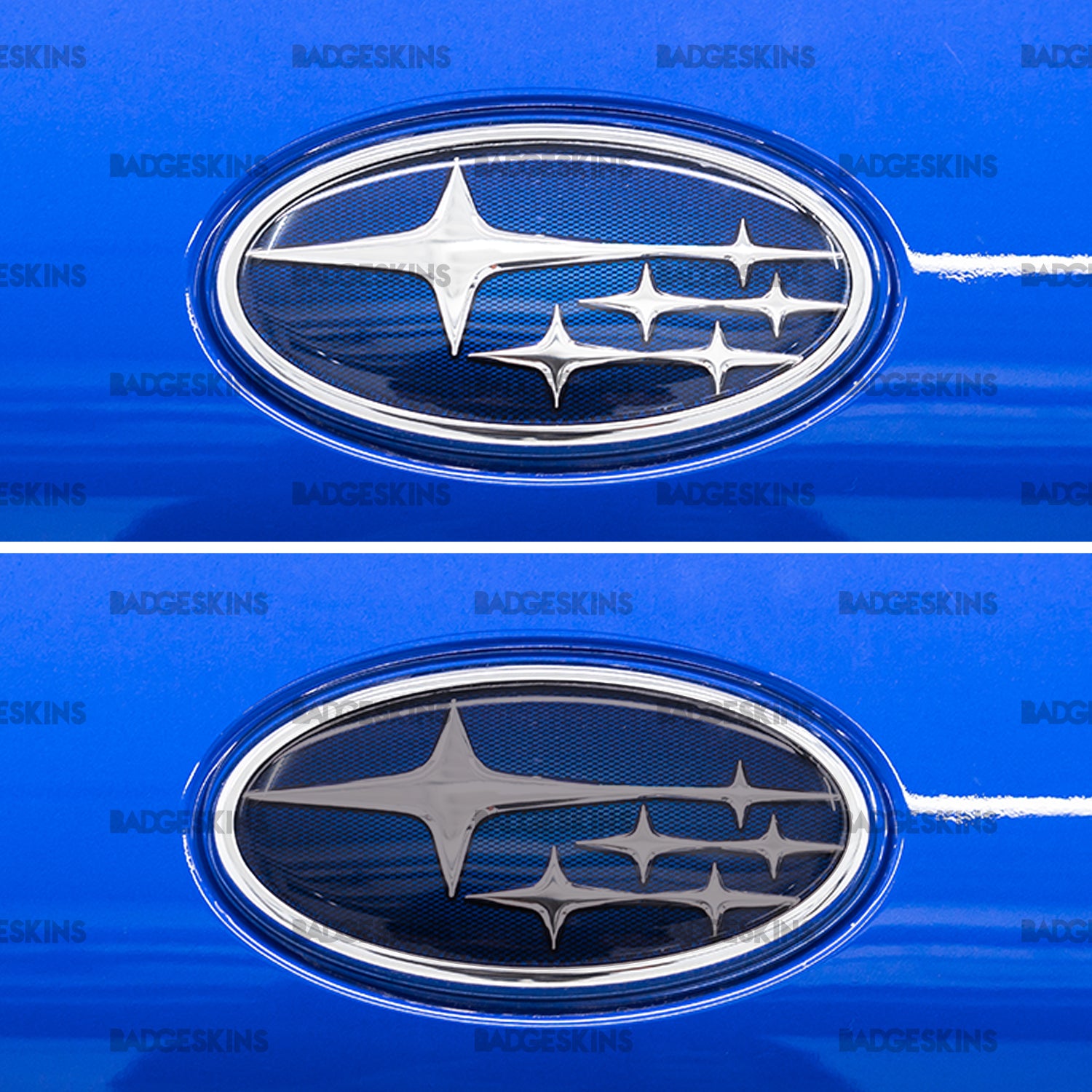 Subaru - BRZ - Front And Rear Smooth Subaru Emblem Tint – Badgeskins