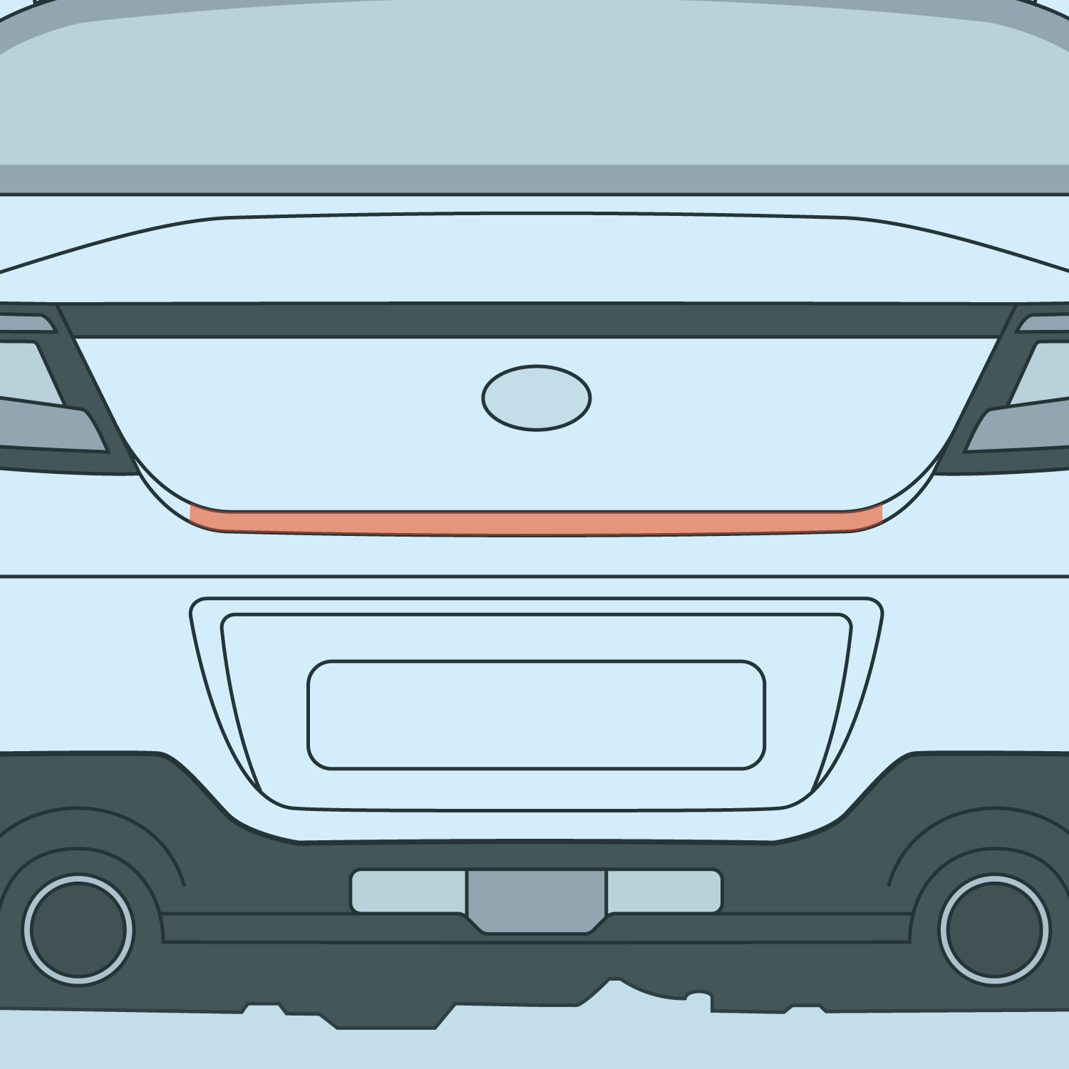 Toyota - GR86 - Trunk Ledge PPF – Badgeskins