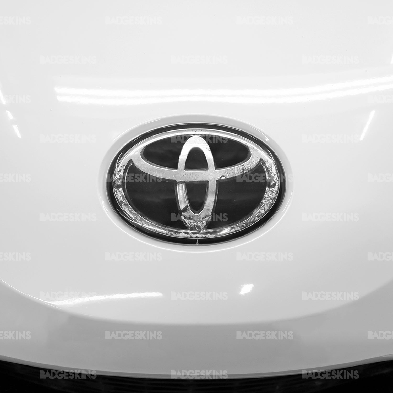 Toyota - A90 - Supra - Front Toyota Emblem Overlay – Badgeskins
