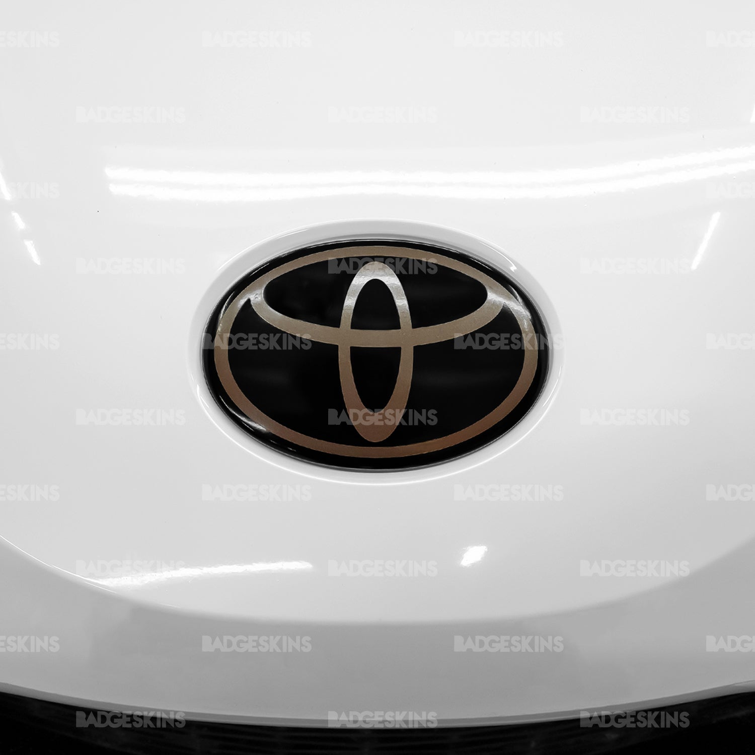 Toyota - A90 - Supra - Front Toyota Emblem Overlay – Badgeskins