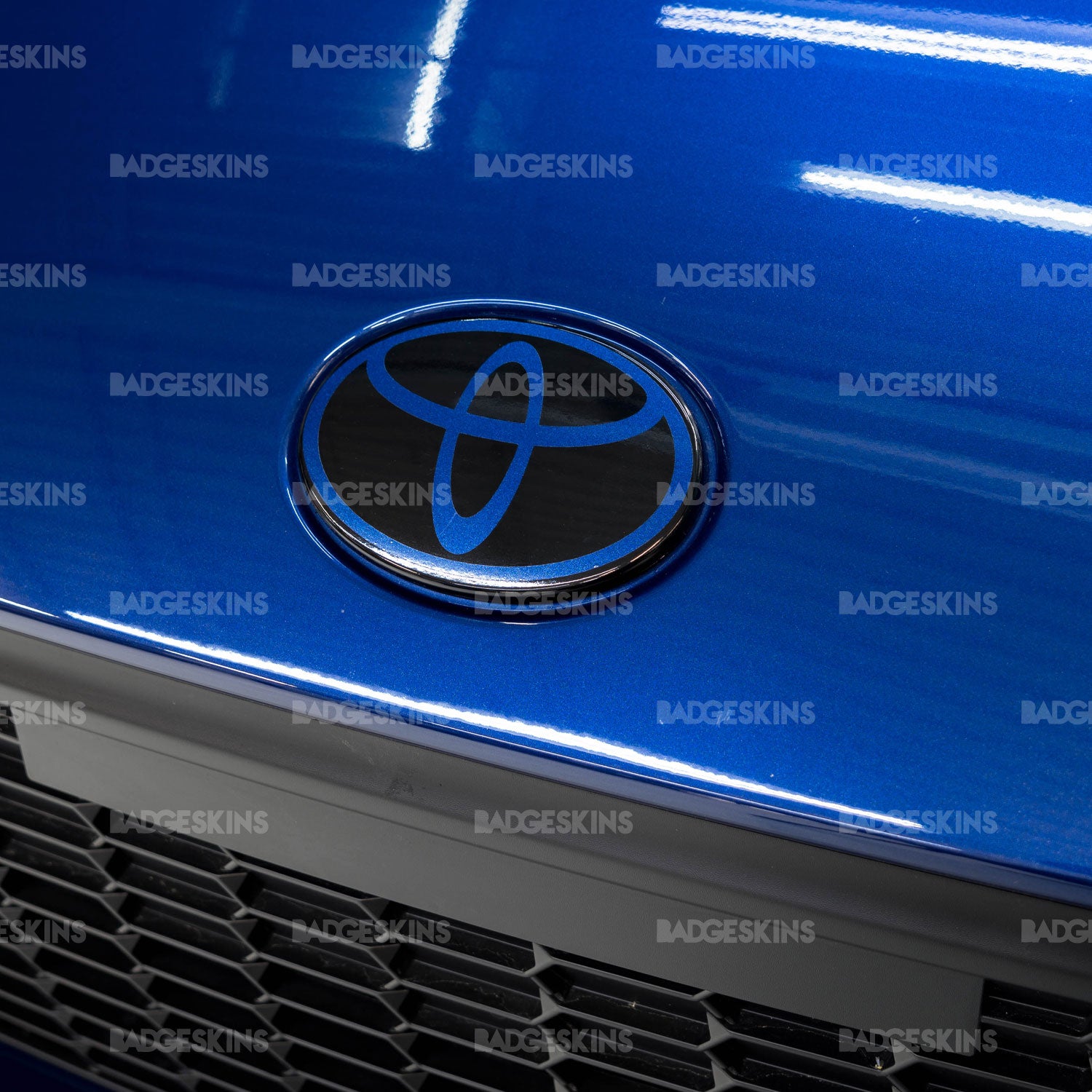 Toyota - GR86 - Front Toyota Emblem Overlay – Badgeskins
