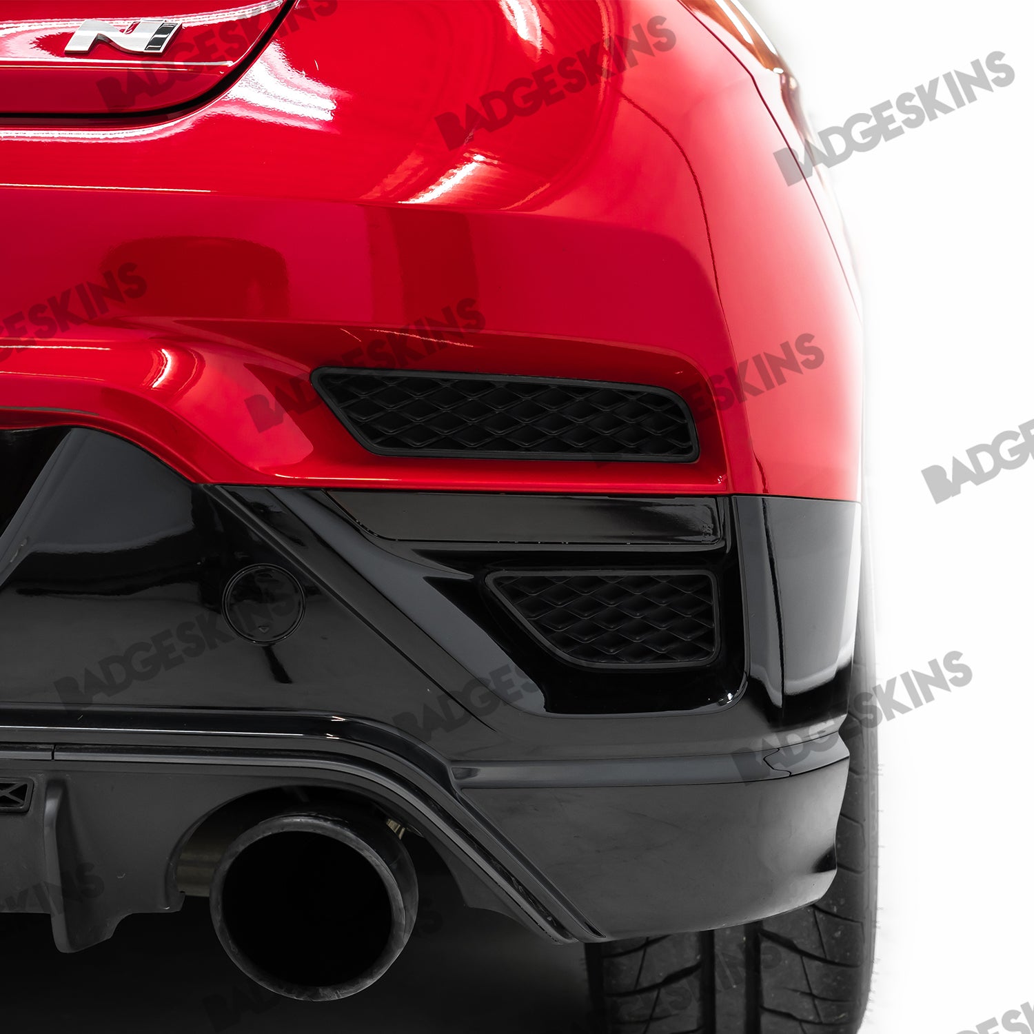 Hyundai - 2nd Gen - Veloster N - Rear Bumper Reflector Tint – Badgeskins