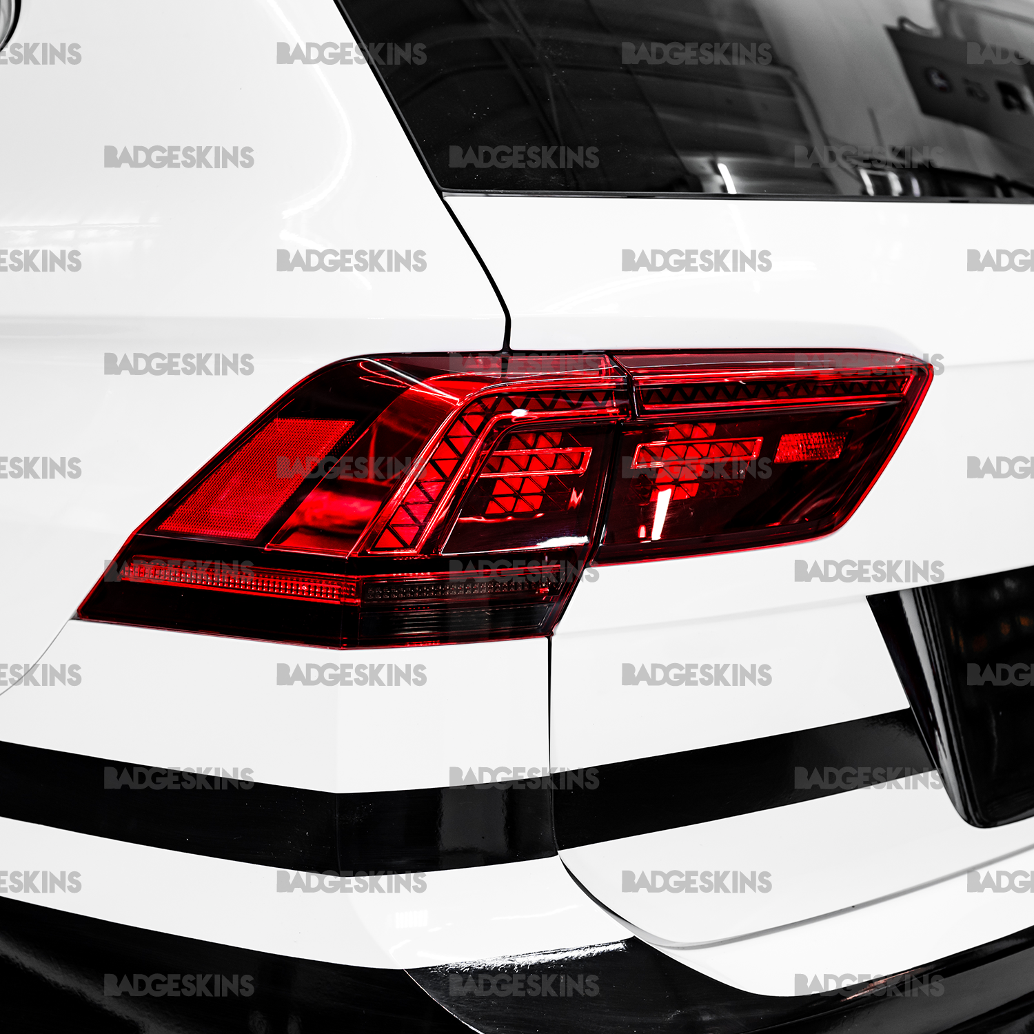 VW - MK2 - Tiguan - Taillight Clear Lens Tint (Euro LED) – Badgeskins