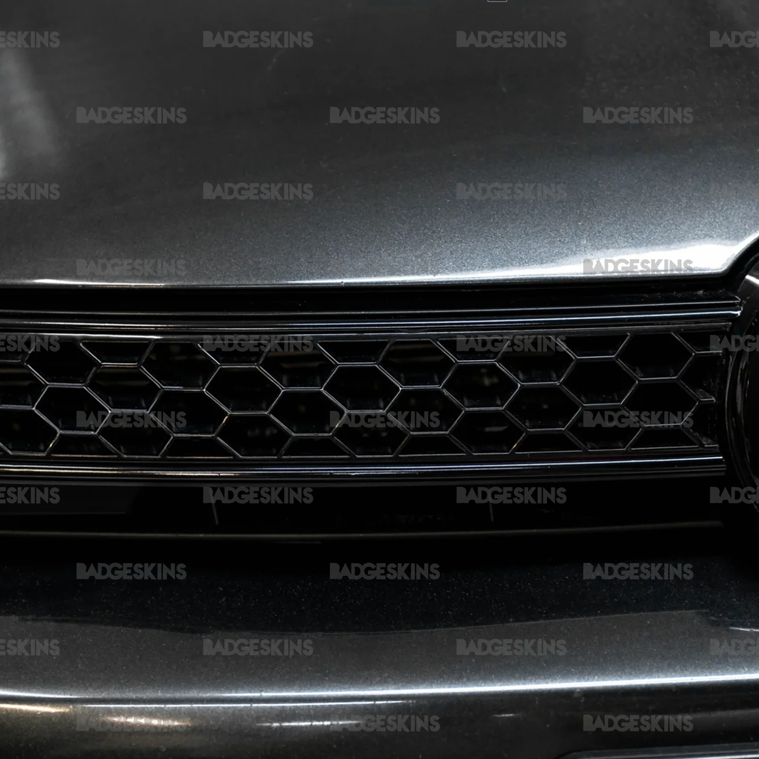 VW - MK6 - GTI Front Grille "Red Bar" Black Out Kit – Badgeskins