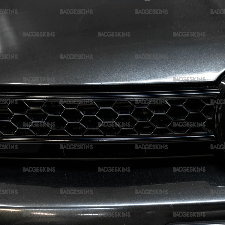 VW - MK6 - GTI Front Grille "Red Bar" Black Out Kit – Badgeskins