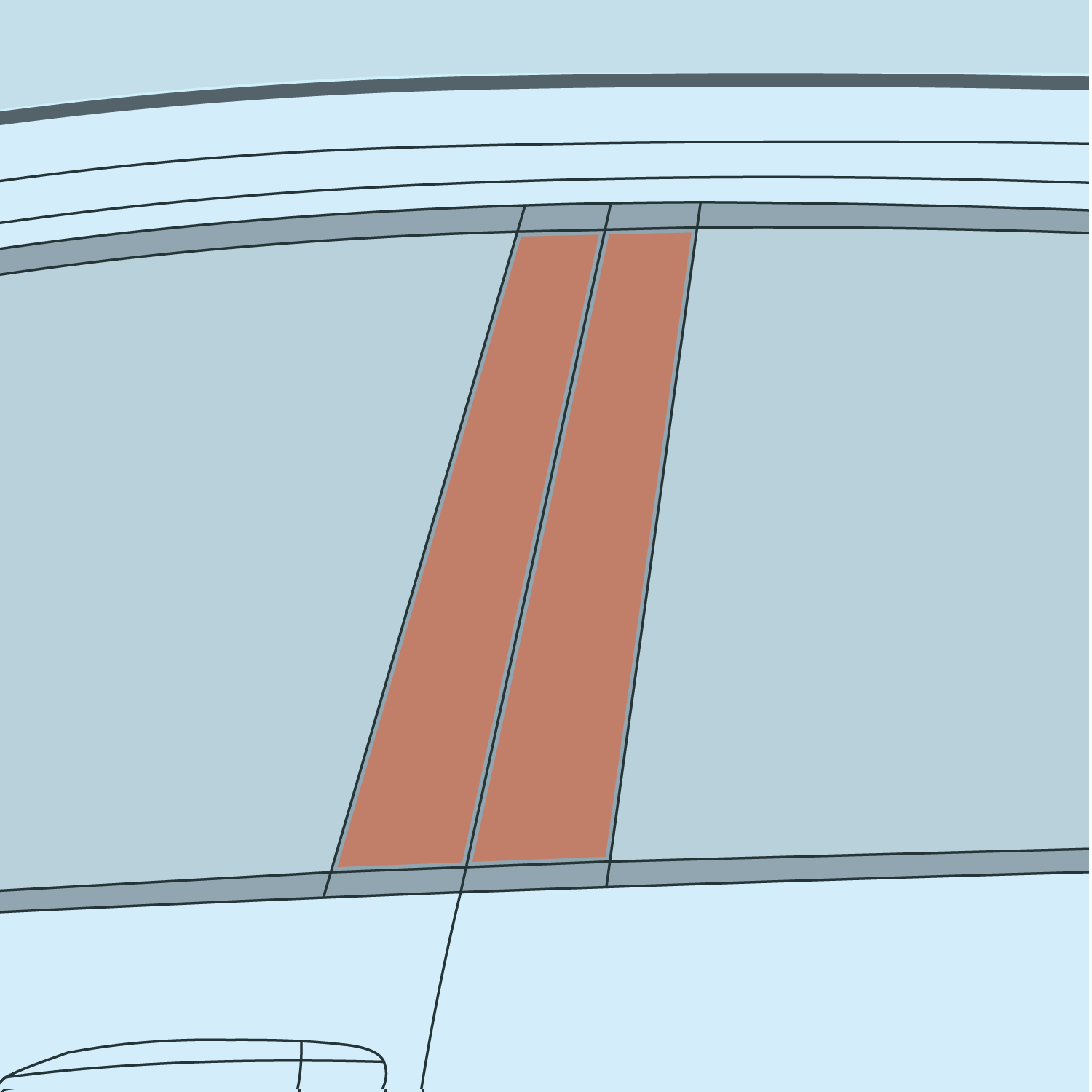 VW - MK7/7.5 - Golf - B-Pillar PPF Kit – Badgeskins