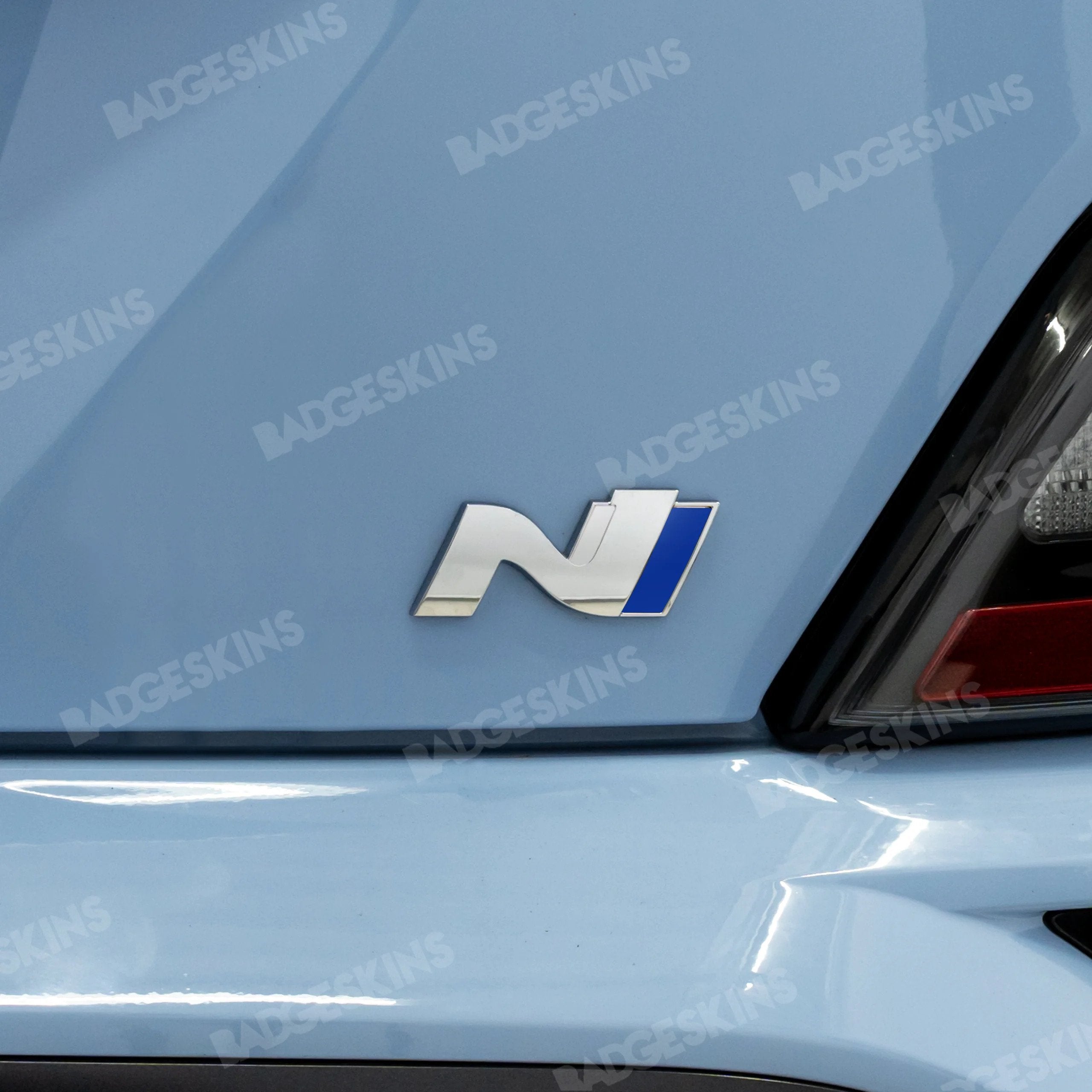 Hyundai - 1st Gen - Kona N - Rear N Badge "Flag" Inlay – Badgeskins