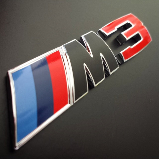 BMW - E9X - M3 - Rear M3 Badge Overlay – Badgeskins
