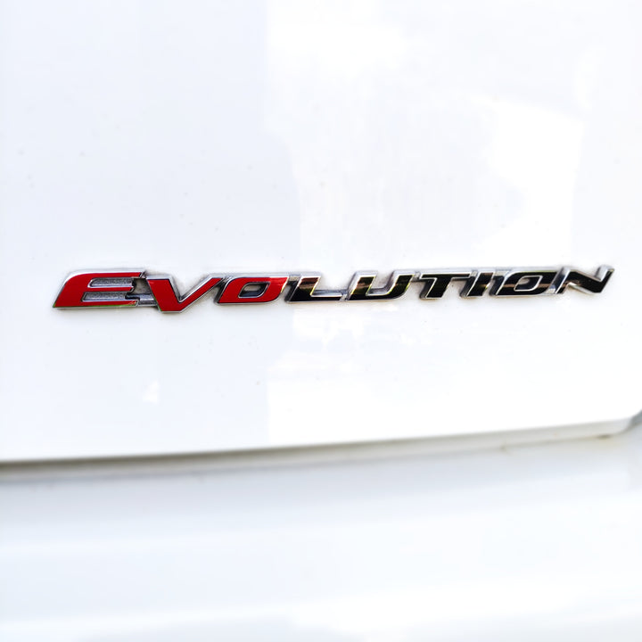 Mitsubishi - Lancer Evolution - Rear Evolution Badge Overlay – Badgeskins