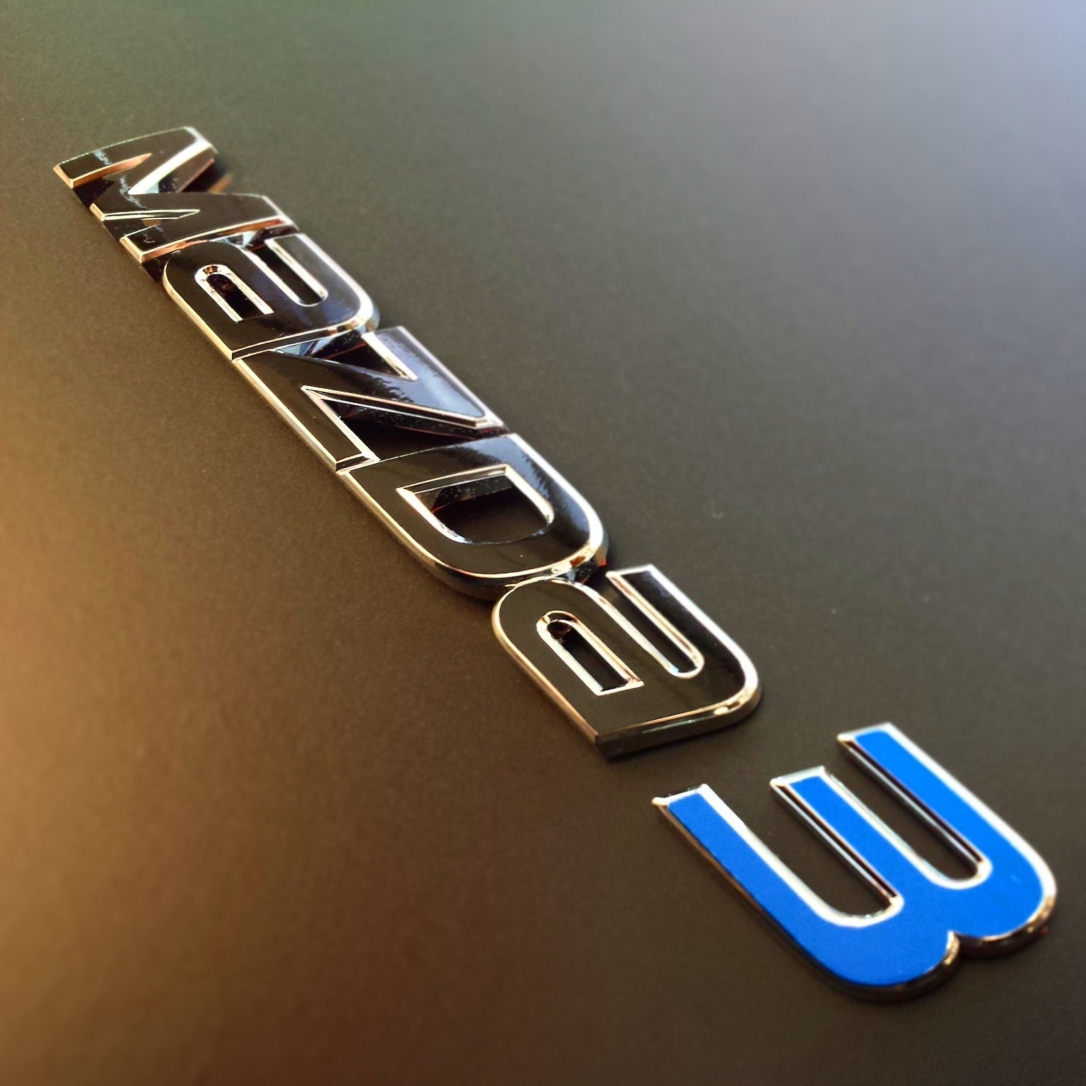 Mazda - Mazda 3 - Rear Mazda 3 Badge Overlay (2013-2018) – Badgeskins