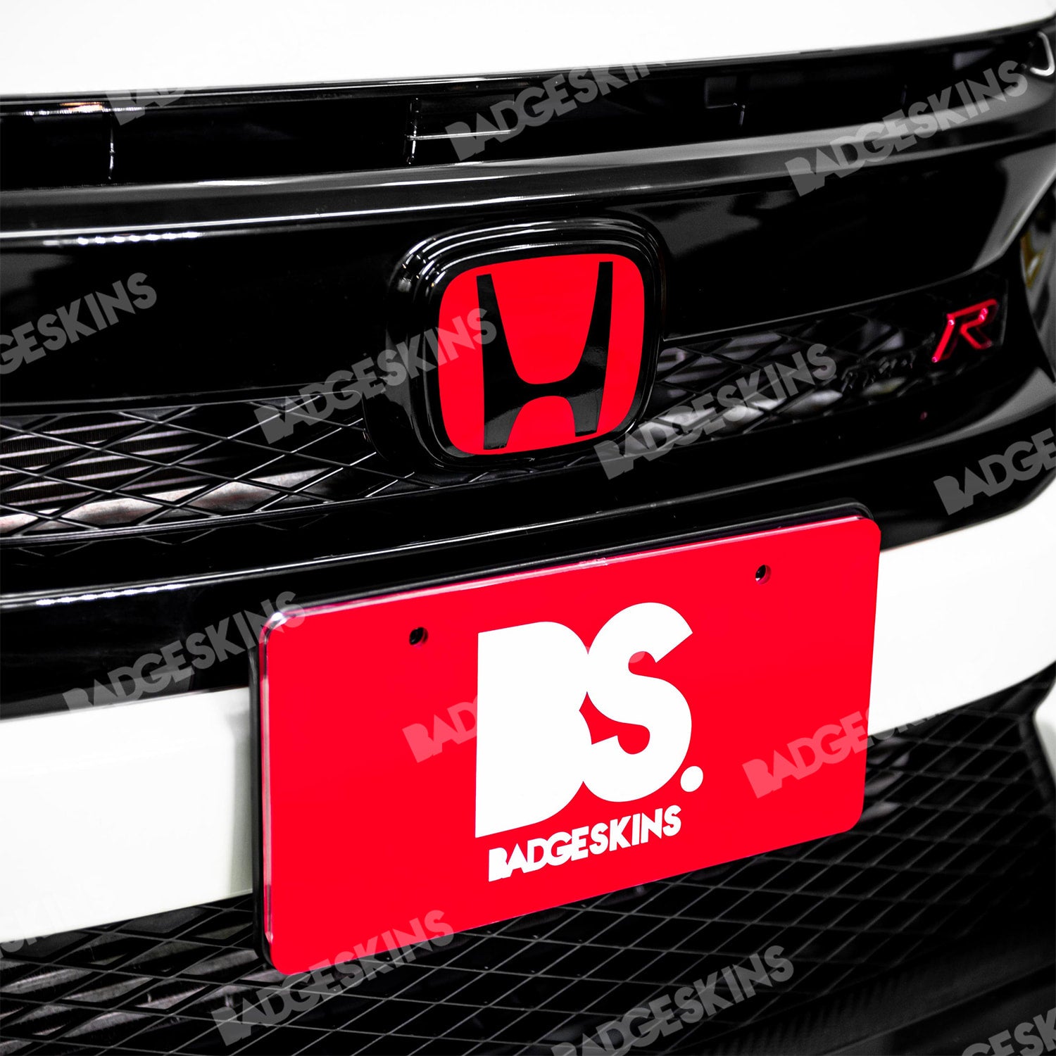 Honda - Civic - FK8 Type R - Front Honda Emblem Overlay – Badgeskins