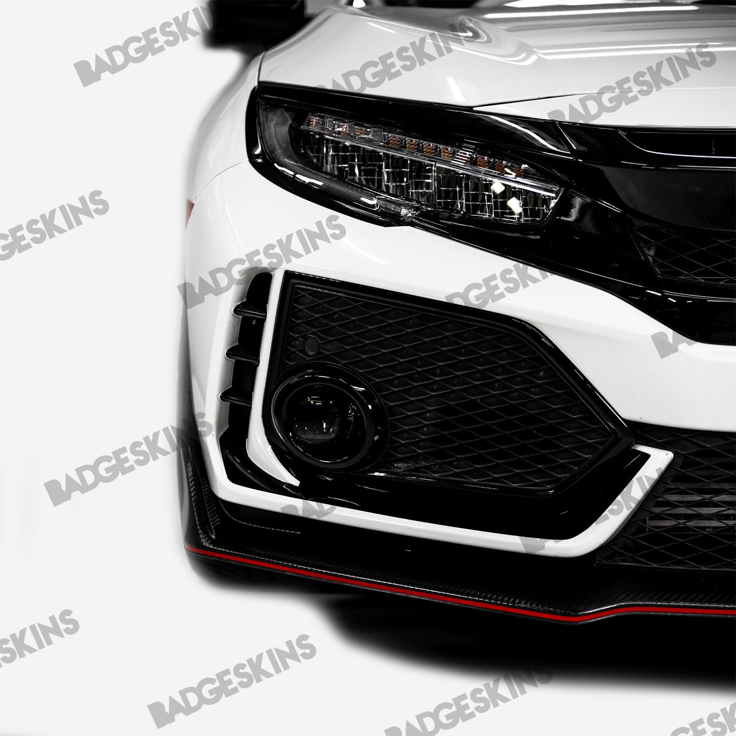 Honda - 10th Gen - Civic Type R - Front Bumper Vent Accent Inlay ...