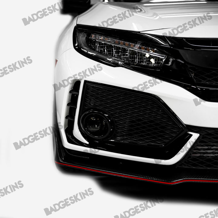 Honda - Civic - FK8 Type R - Front Bumper Vent Accent – Badgeskins