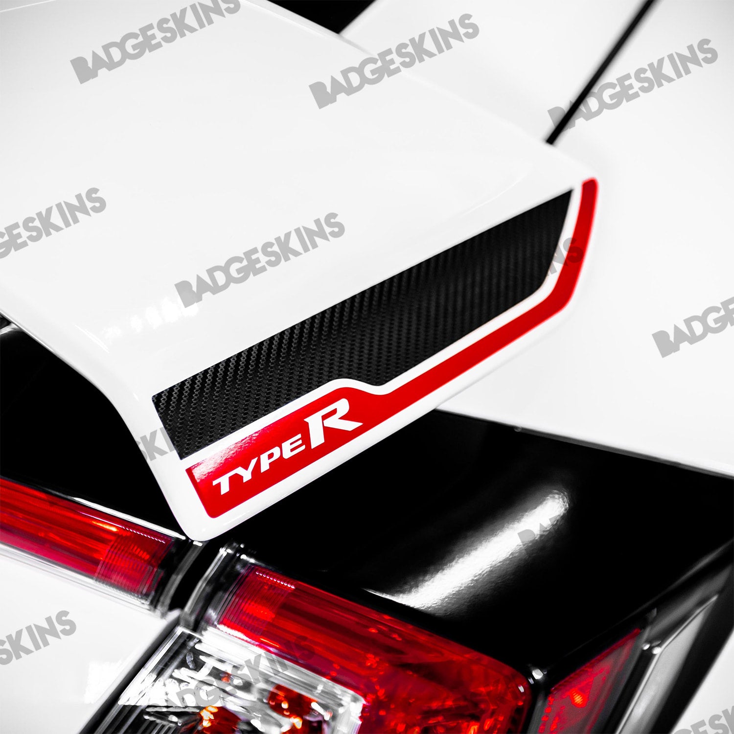 Honda - Civic - FK8 Type R - Spoiler End Plate Overlay – Badgeskins