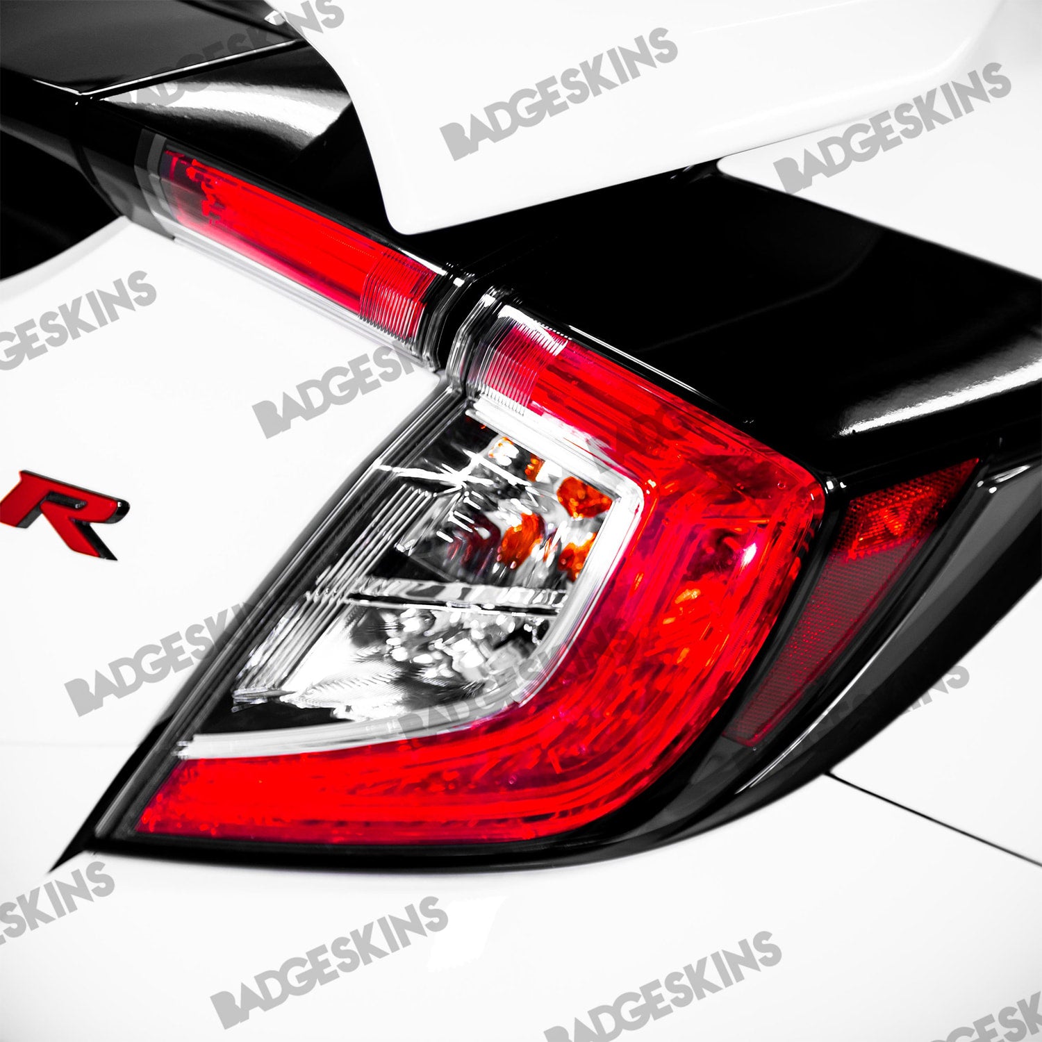 Honda - Civic - FK8 Type R - Tail Light Half Eyelid – Badgeskins