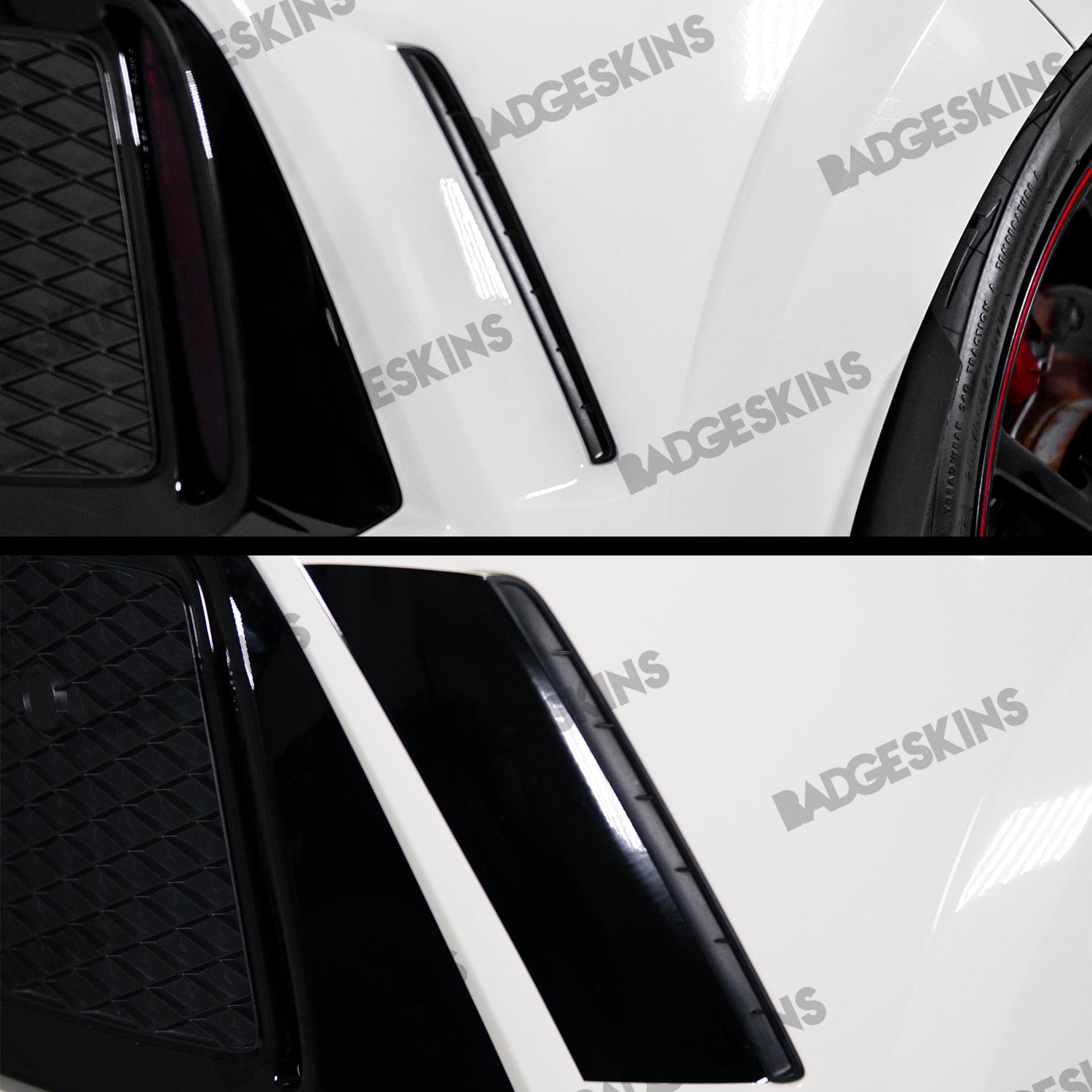 Honda - 10th Gen - Civic Type R - Rear Bumper Vent Accent Inlay ...