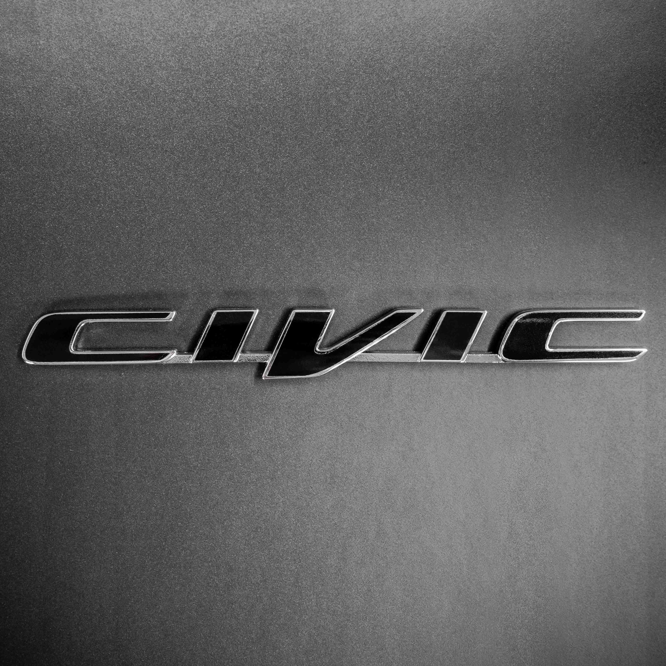 Honda - 7th Gen - Civic - Rear Civic Badge Overlay – Badgeskins