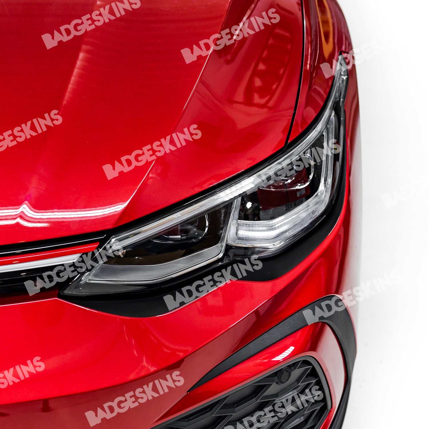 VW - MK8 - Golf - Headlight Shadow – Badgeskins