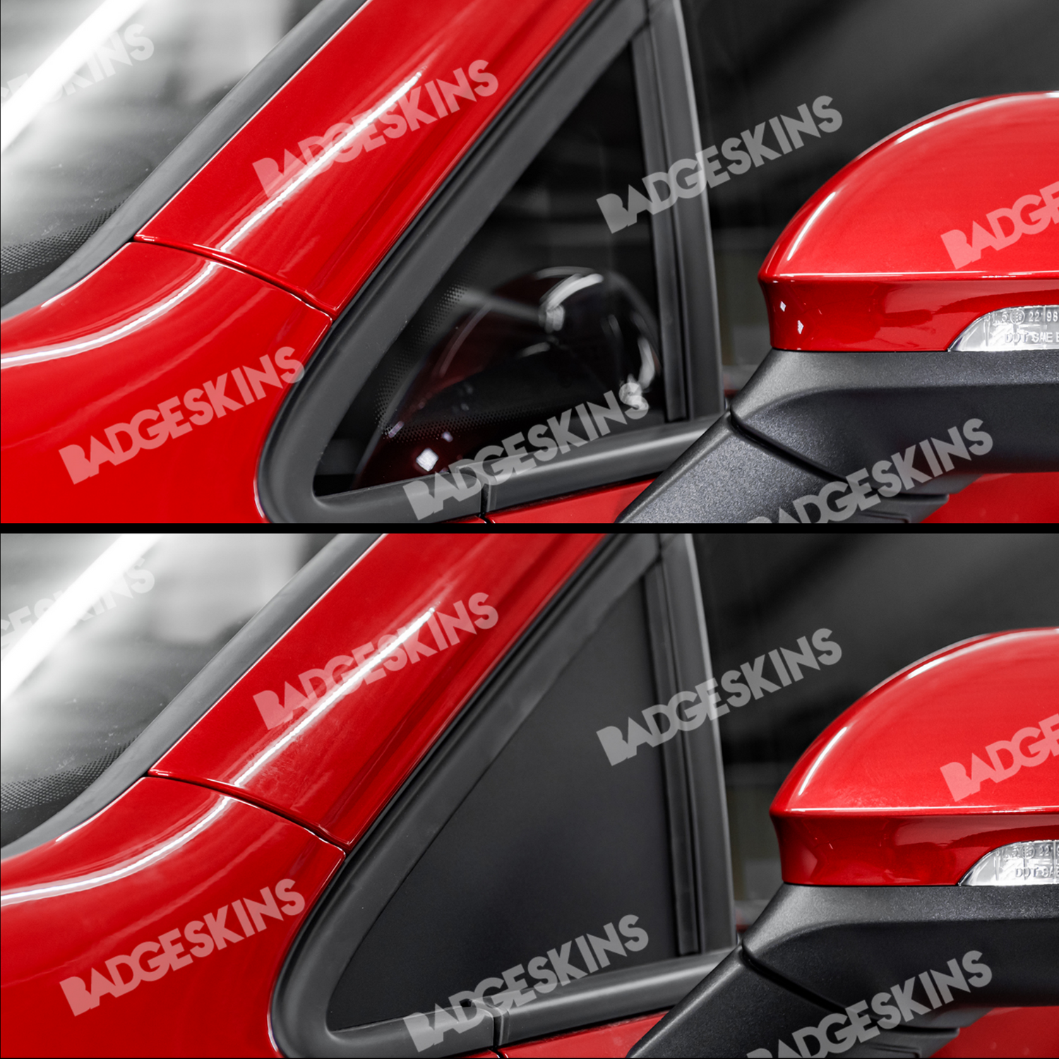 VW - MK8/8.5 - Golf - Front Quarter Window Overlay – Badgeskins