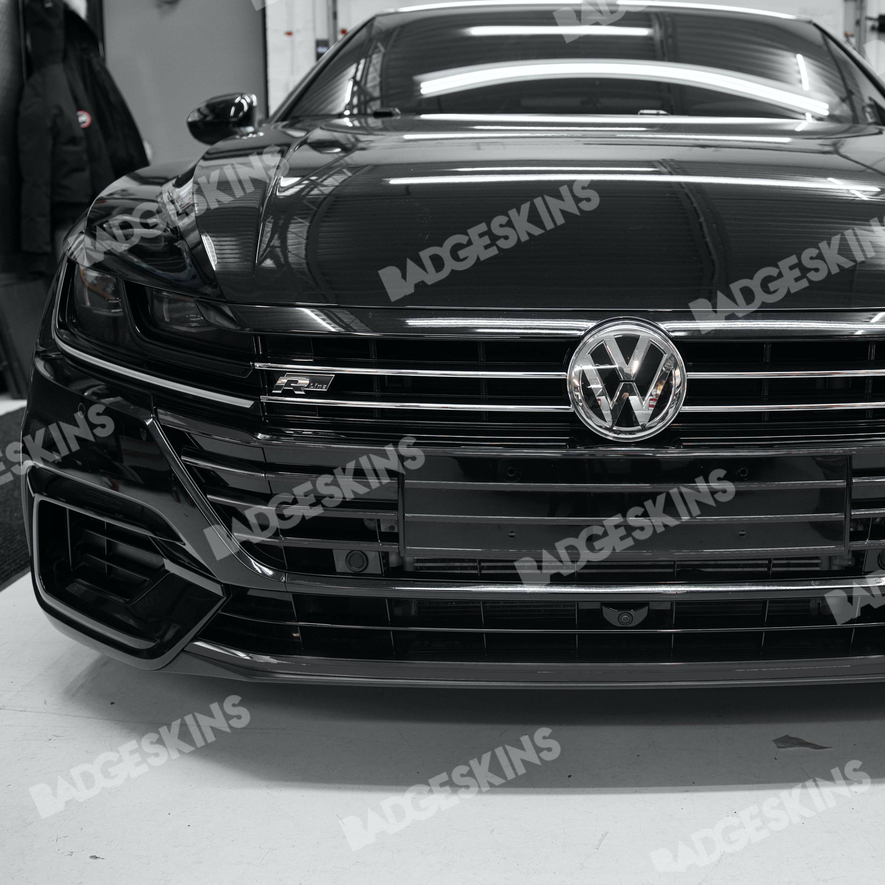 VW - MK1 - Arteon - Front R-Line Bumper Chrome Delete – Badgeskins