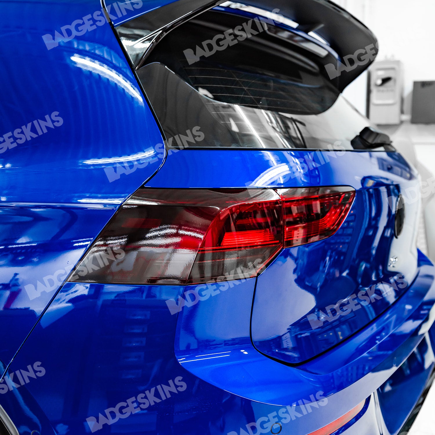 VW - MK8 - Golf - Tail Light Full Eyelid with Clear Lens Tint (Made Wi ...