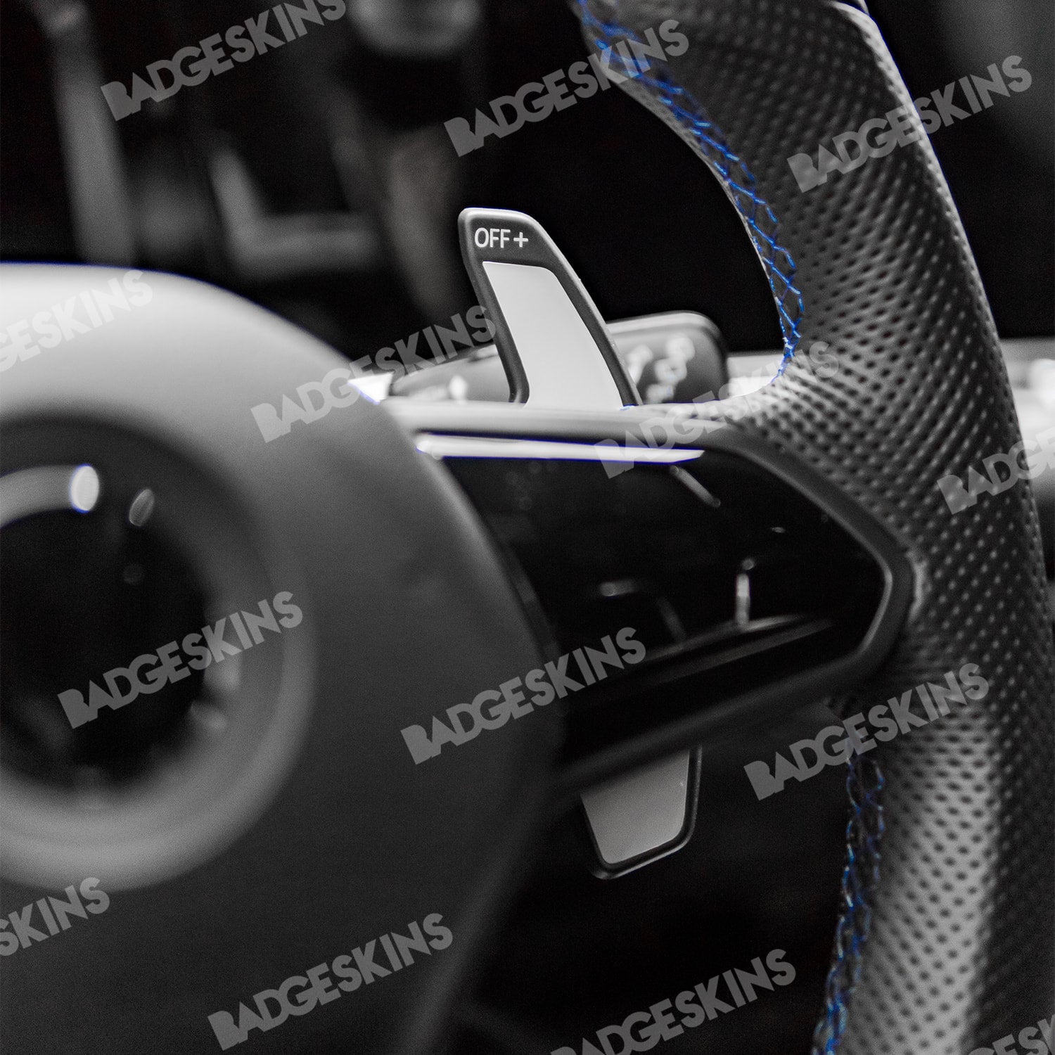VW - MK8/8.5 - Golf - Steering Wheel DSG Paddle Inlay – Badgeskins