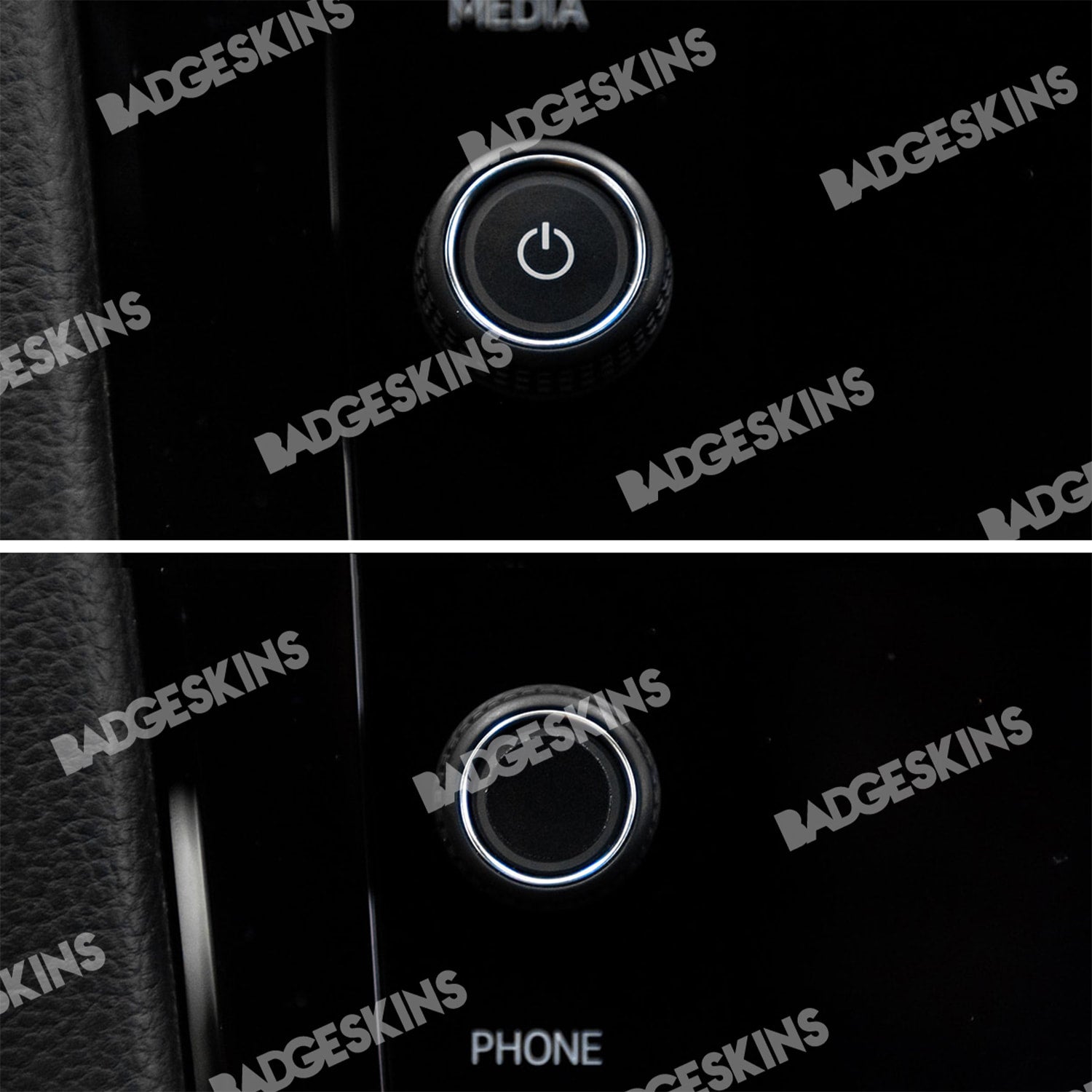 VW - Headunit Power Button Blackout Set – Badgeskins